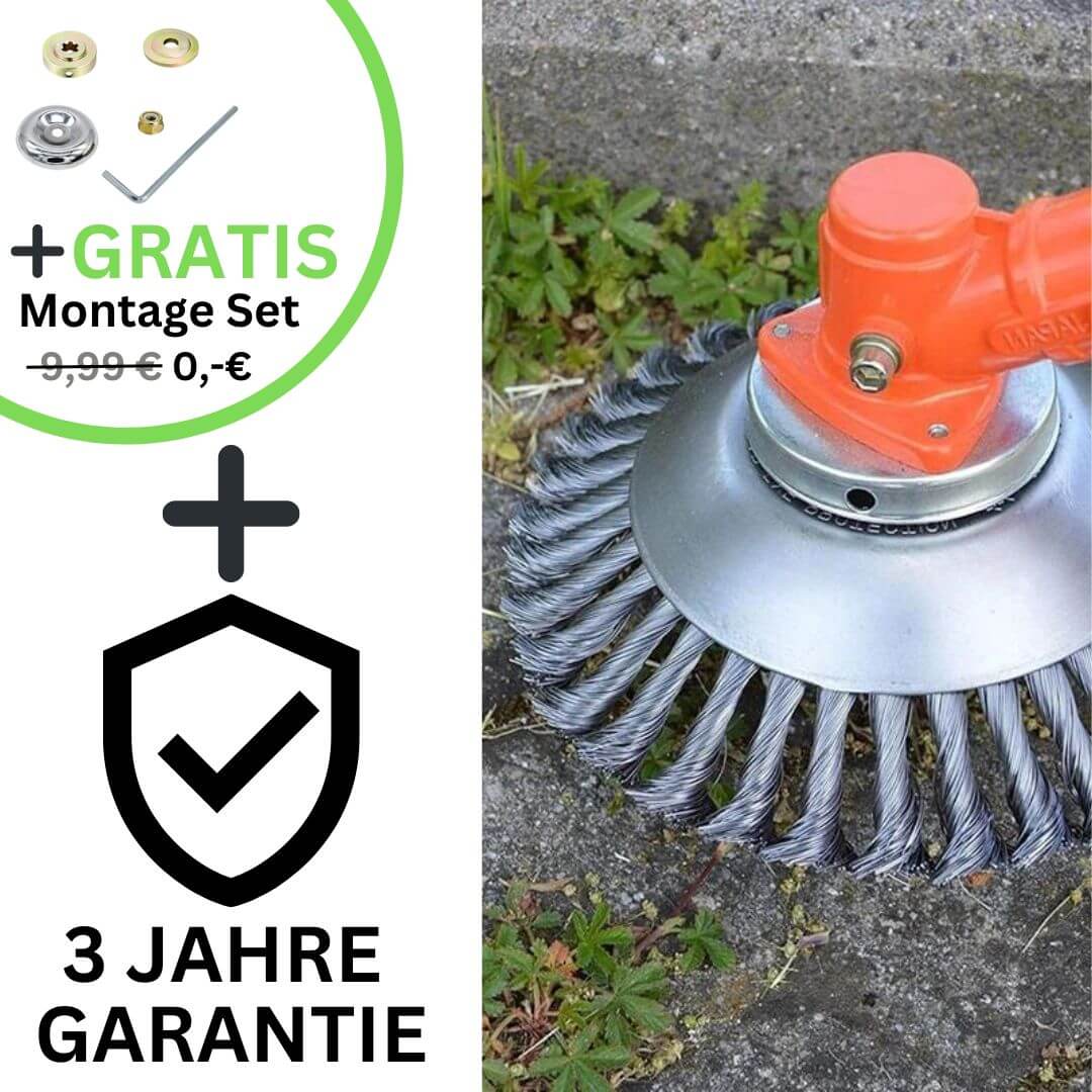 ProfiTrim - Der unzerstörbare Rasentrimmer inkl. Gratis Montage-Set ...